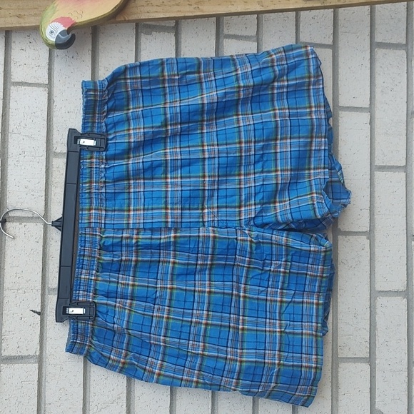 Hanes | Underwear & Socks | Hanes Blue Plaid Boxers | Poshmark